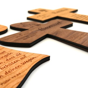 Christening Cross Personalized With Baptism, Name, Date, Wooden Cross ...