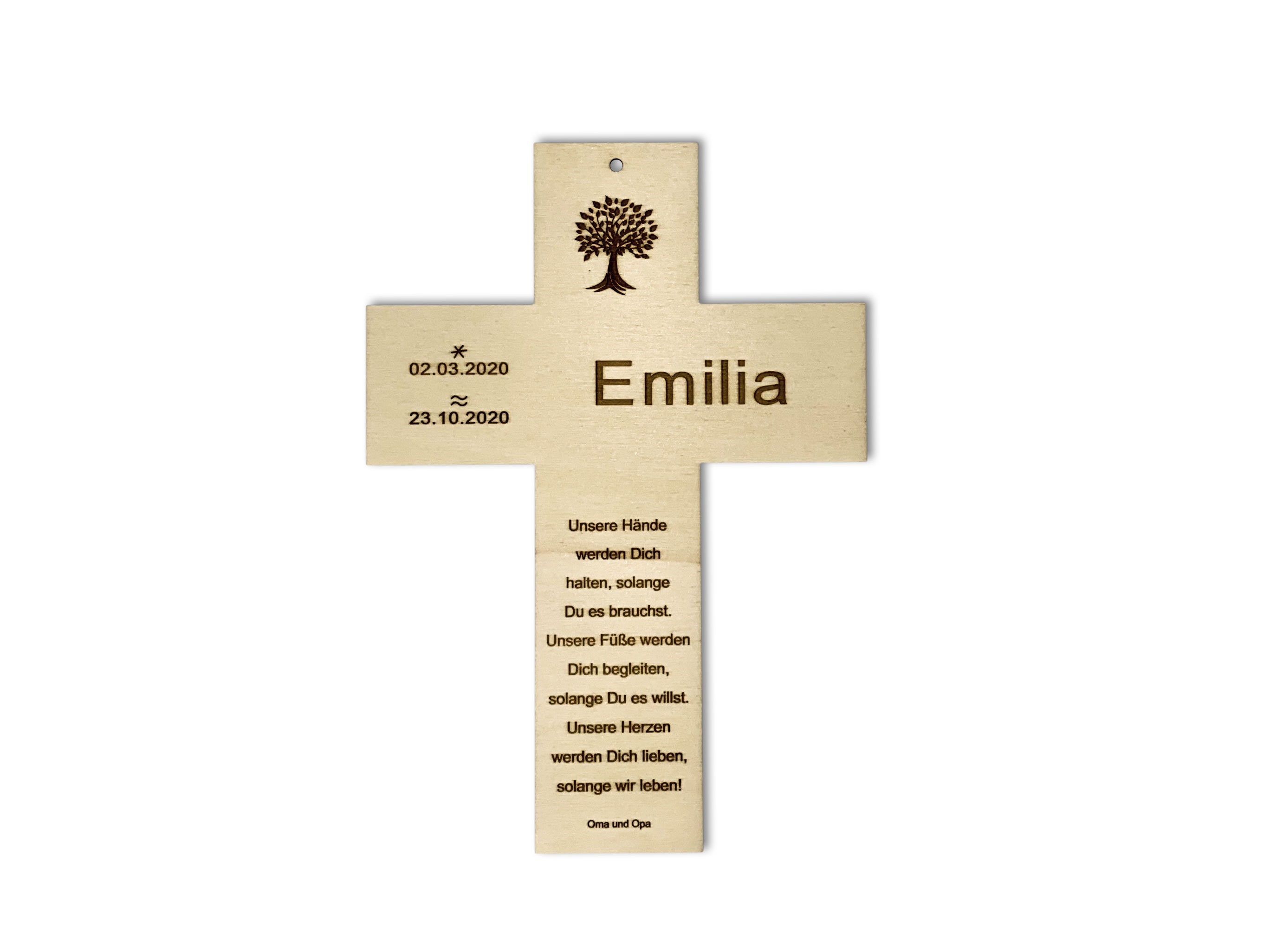 Christening Cross Personalized With Baptism Name Date | Etsy