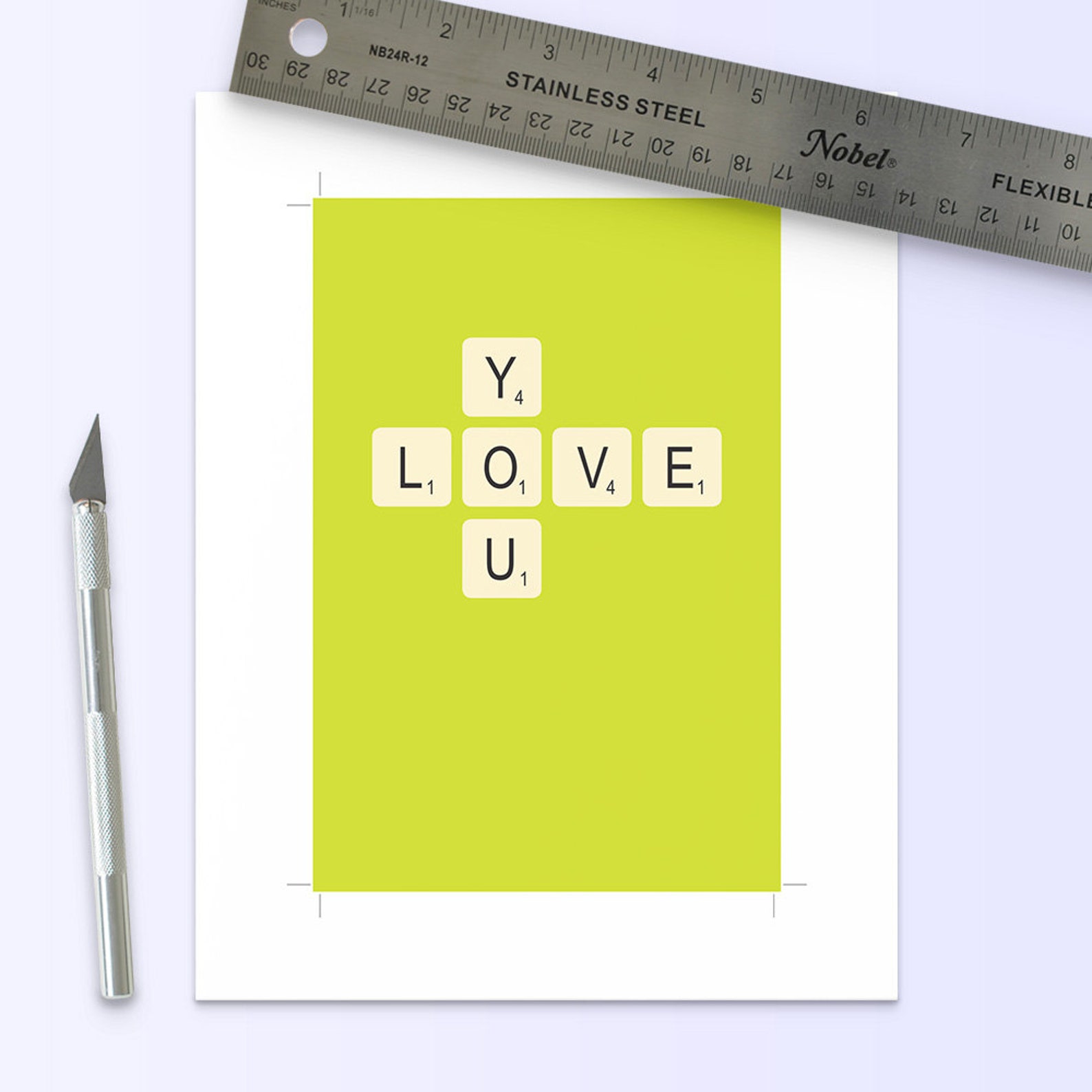Love Scrabble Postcards Instant Printable Download - Etsy
