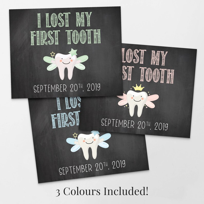 Customize Your Own I Lost My First Tooth Sign Size 8 X - Etsy