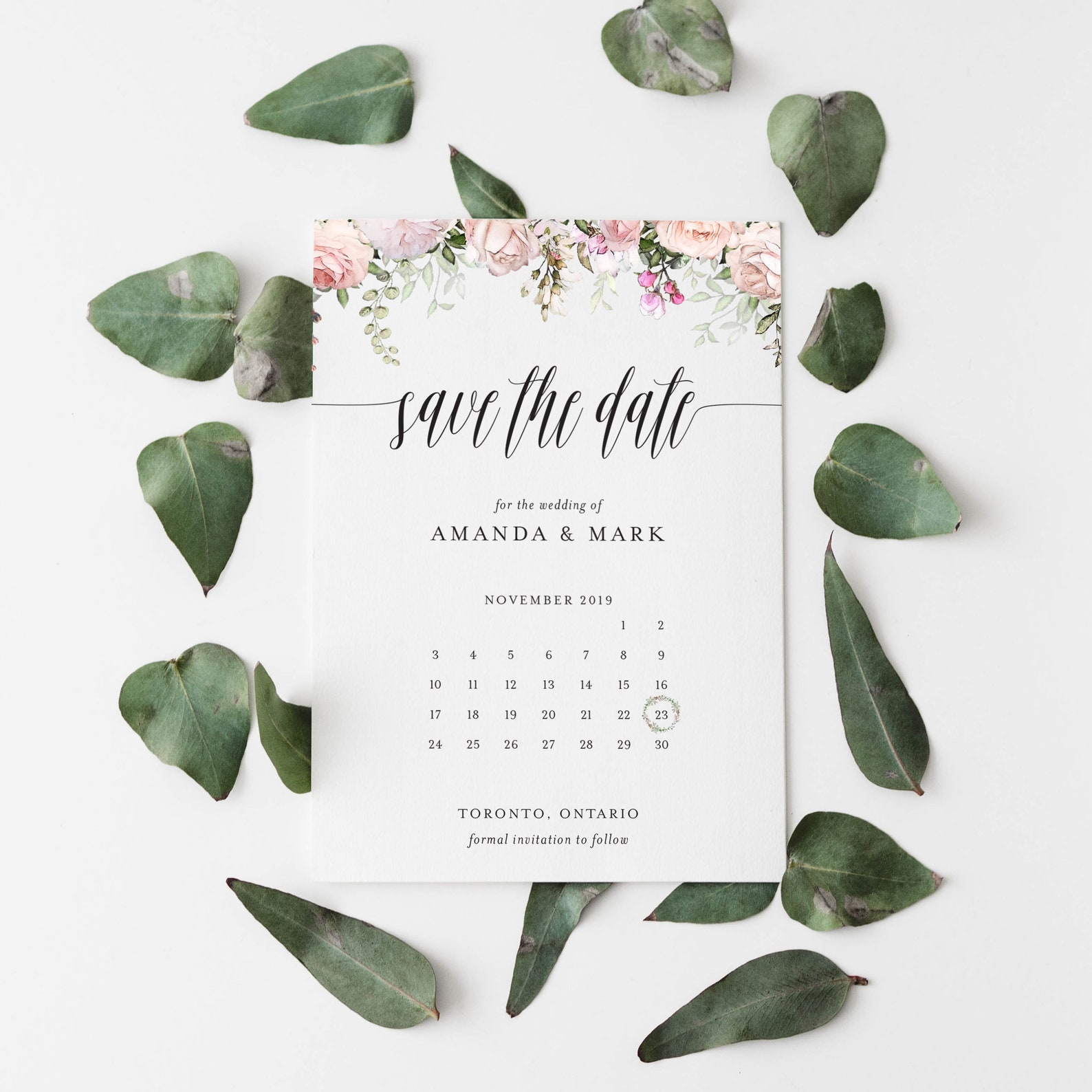 Customize Your Own Save the Date 5 X 7 - Etsy