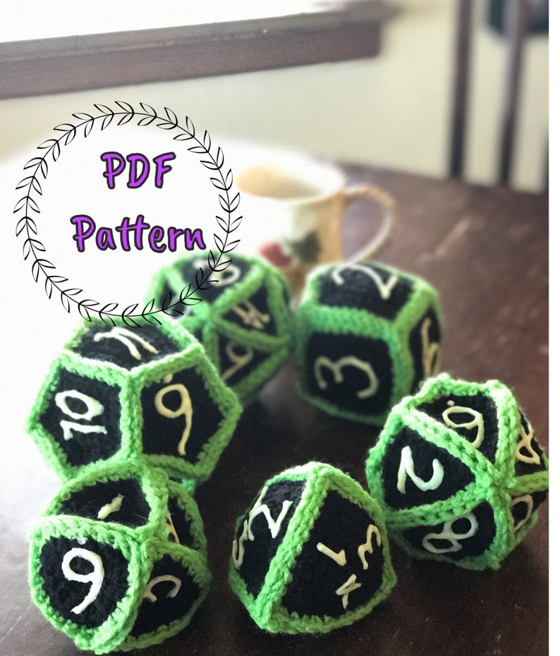 D & D Dice Crochet Pattern - Etsy