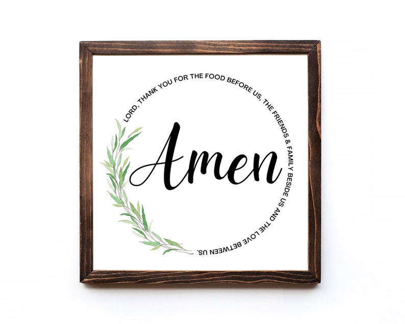 Amen Sign Printable Christian Wall Art Christian Decor - Etsy