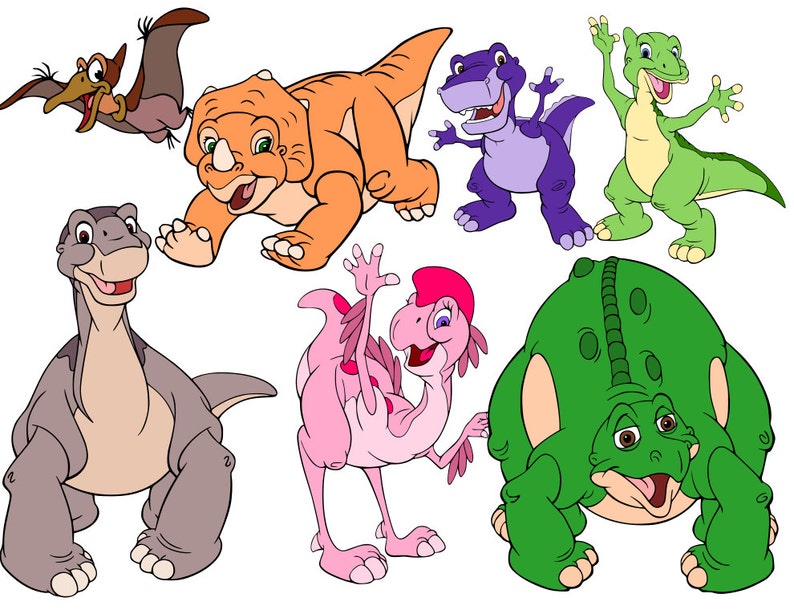 Land Before Time Collection svg. pdf png files | Etsy
