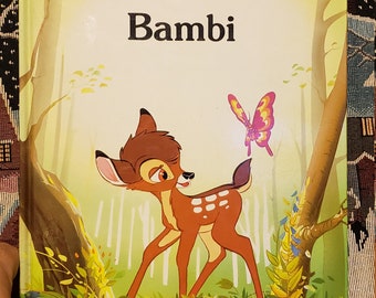 Walt Disney's Bambi Hardbound Book Children's Book Story Book, Disney ...
