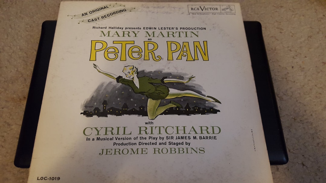 Mary Martin Peter Pan Album With Cyril Ritchard - Etsy