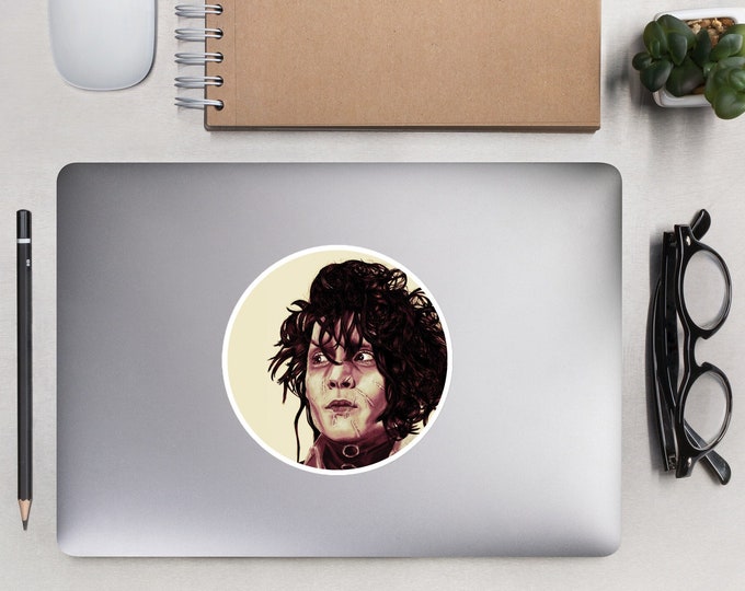 Sticker edward Scissorhands - Etsy