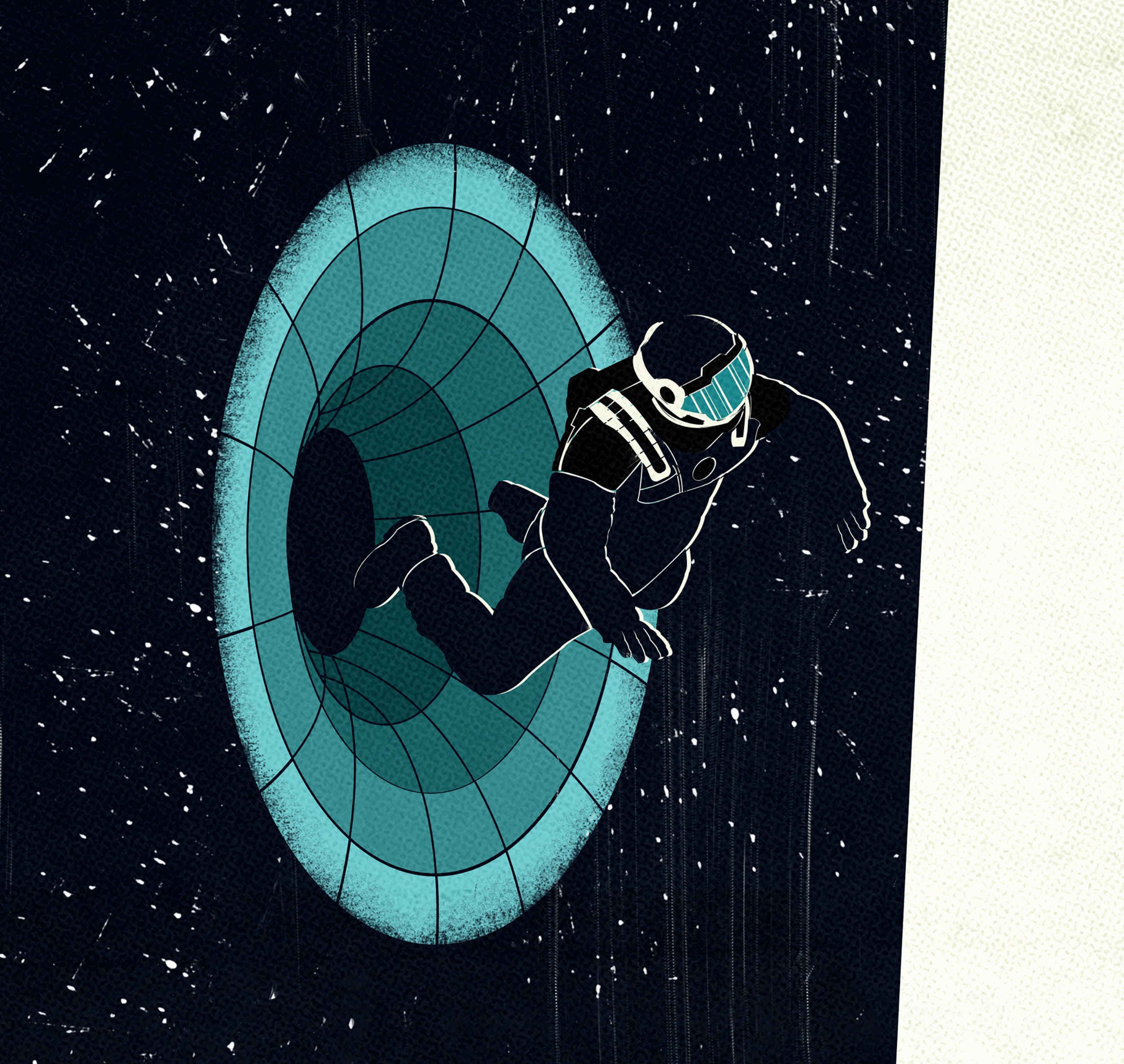 Interstellar Minimal Illustrated Movie Poster Unique Giclée - Etsy UK