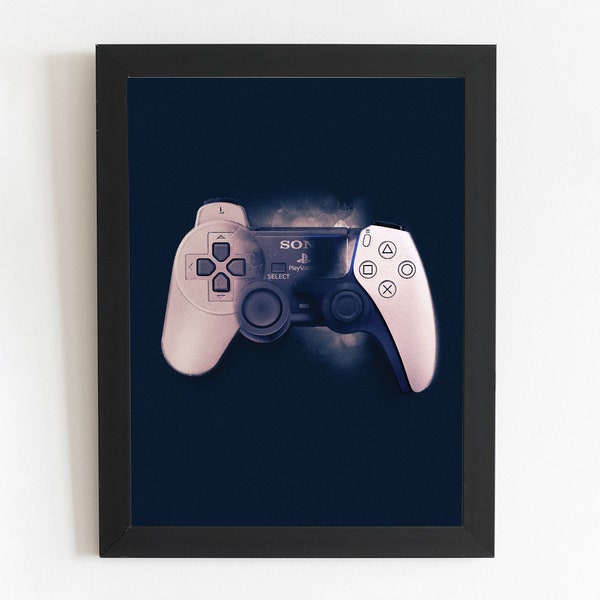 Ps5 Controller Poster - Etsy