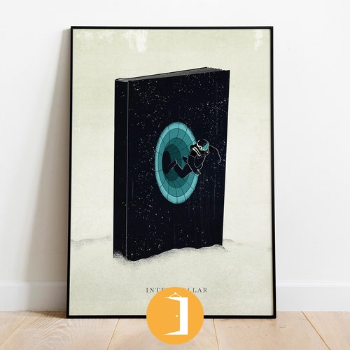Interstellar Textless Minimalist Movie Poster Wall Art Print - Etsy