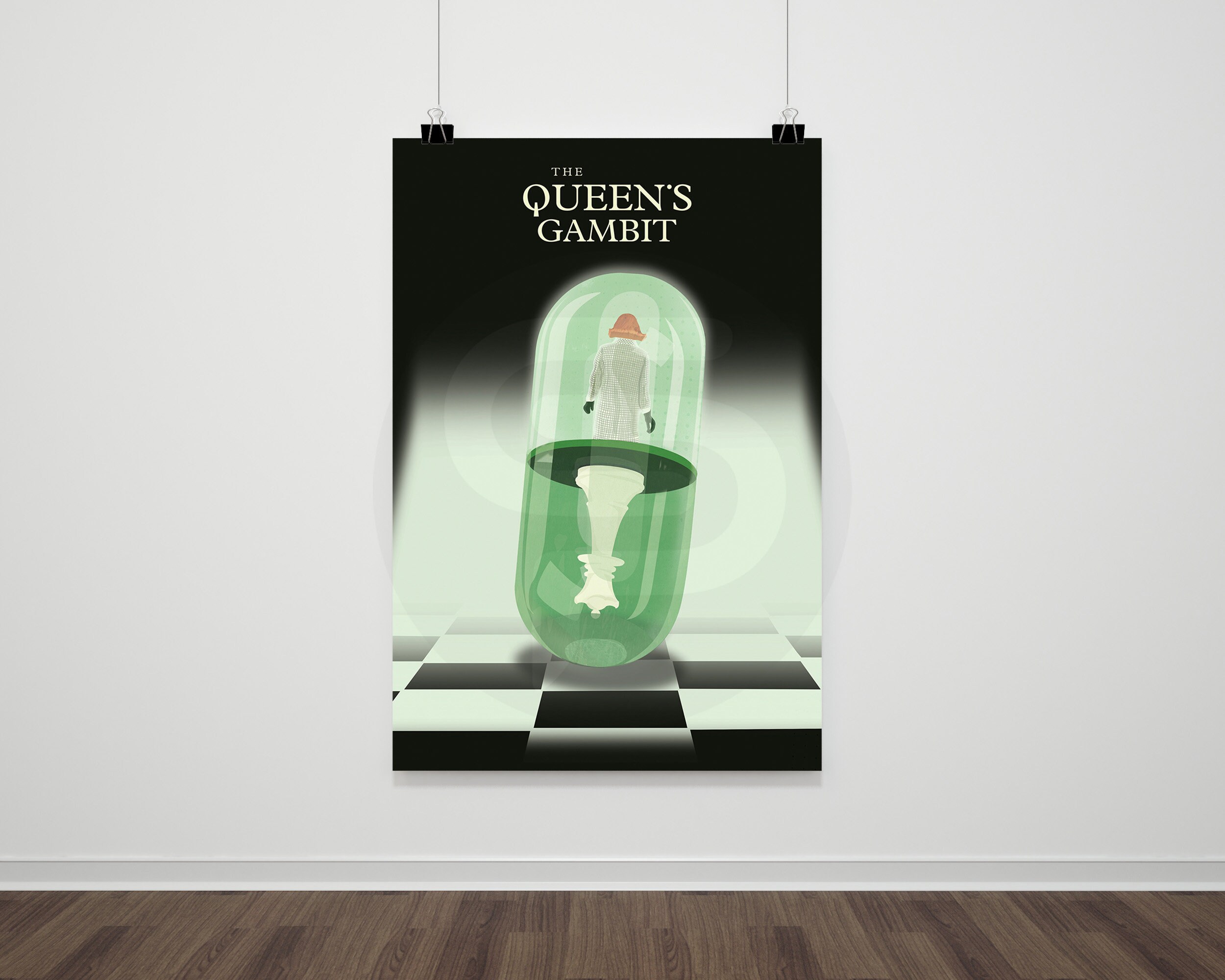 The Queen's Gambit Poster: Minimalist Netflix TV Show Art Print - Etsy UK