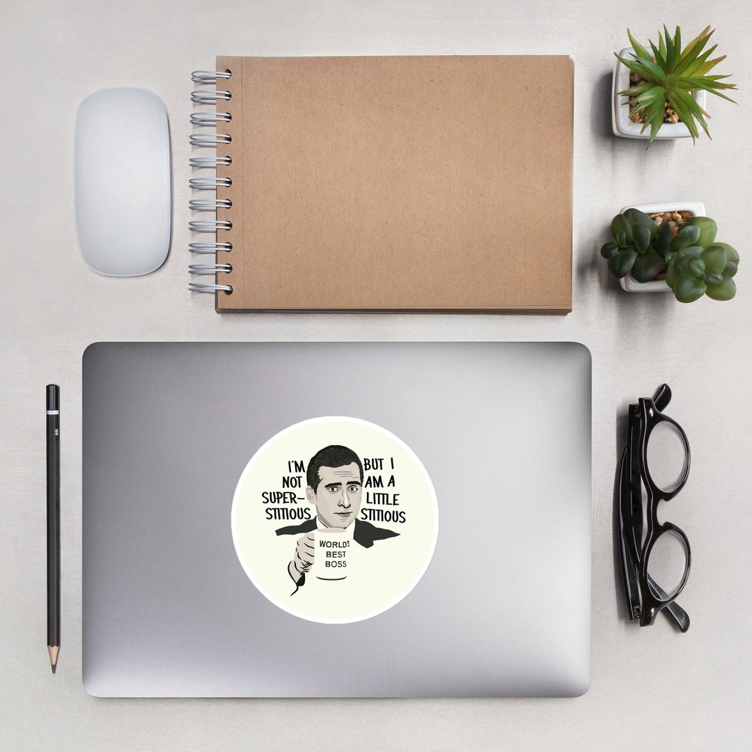Michael Scott Portrait | the Office Vinyl Sticker | Laptop Sticker ...