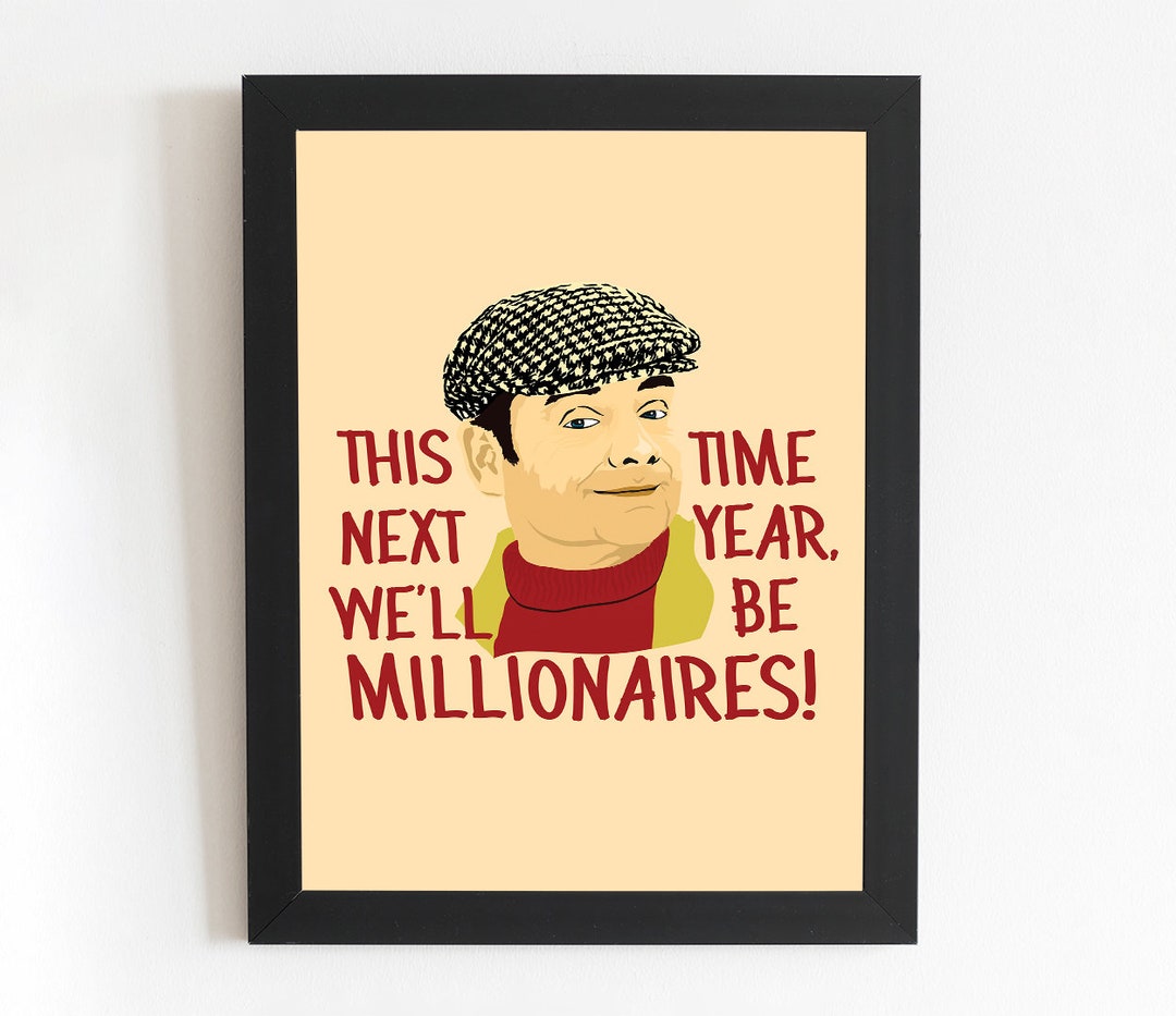 Del Boy Only Fools and Horses Illustrated Character Portrait | Trotters ...