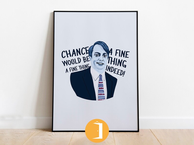 Peep Show Mark Corrigan Minimal Illustrated Character Quote TV - Etsy ...
