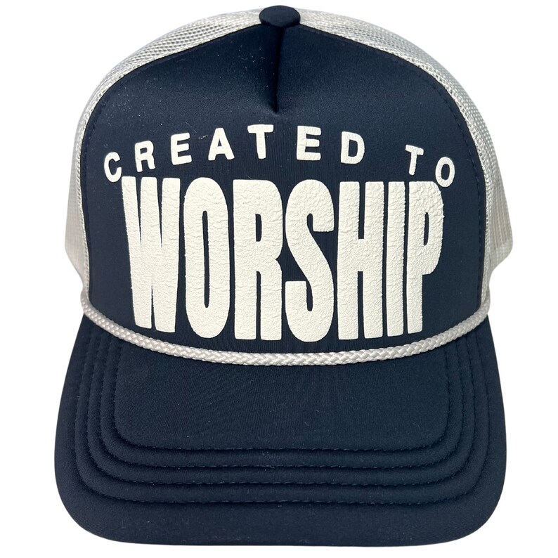 Created to Worship Trucker Hat - Etsy
