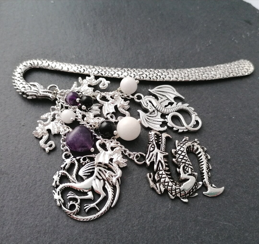 Dragon Bookmark Fantasy Bookmark Dragon Lover Bookmark Made to Order - Etsy