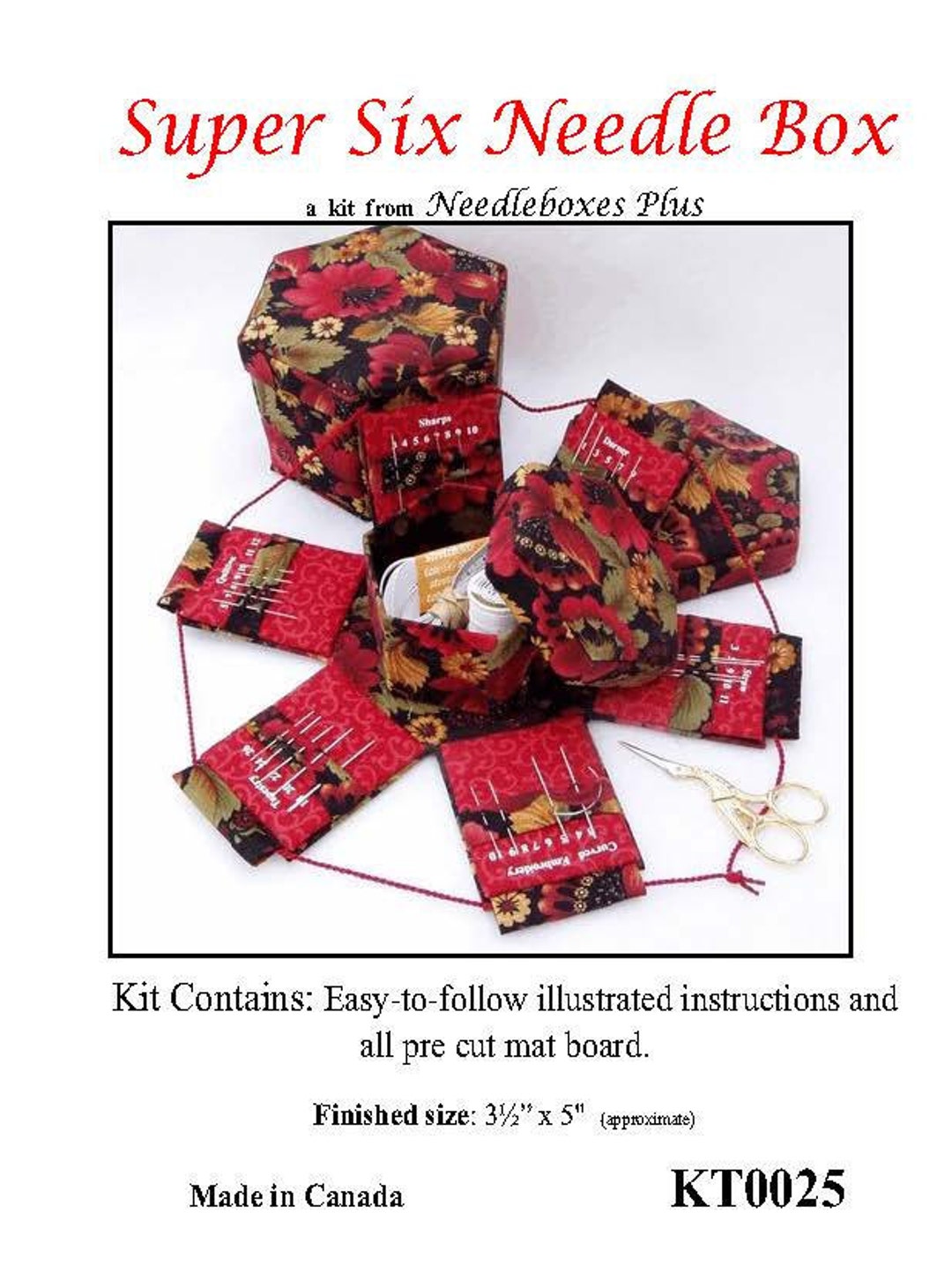 Etui Super Six Needle Box - KIT ONLY - Etsy