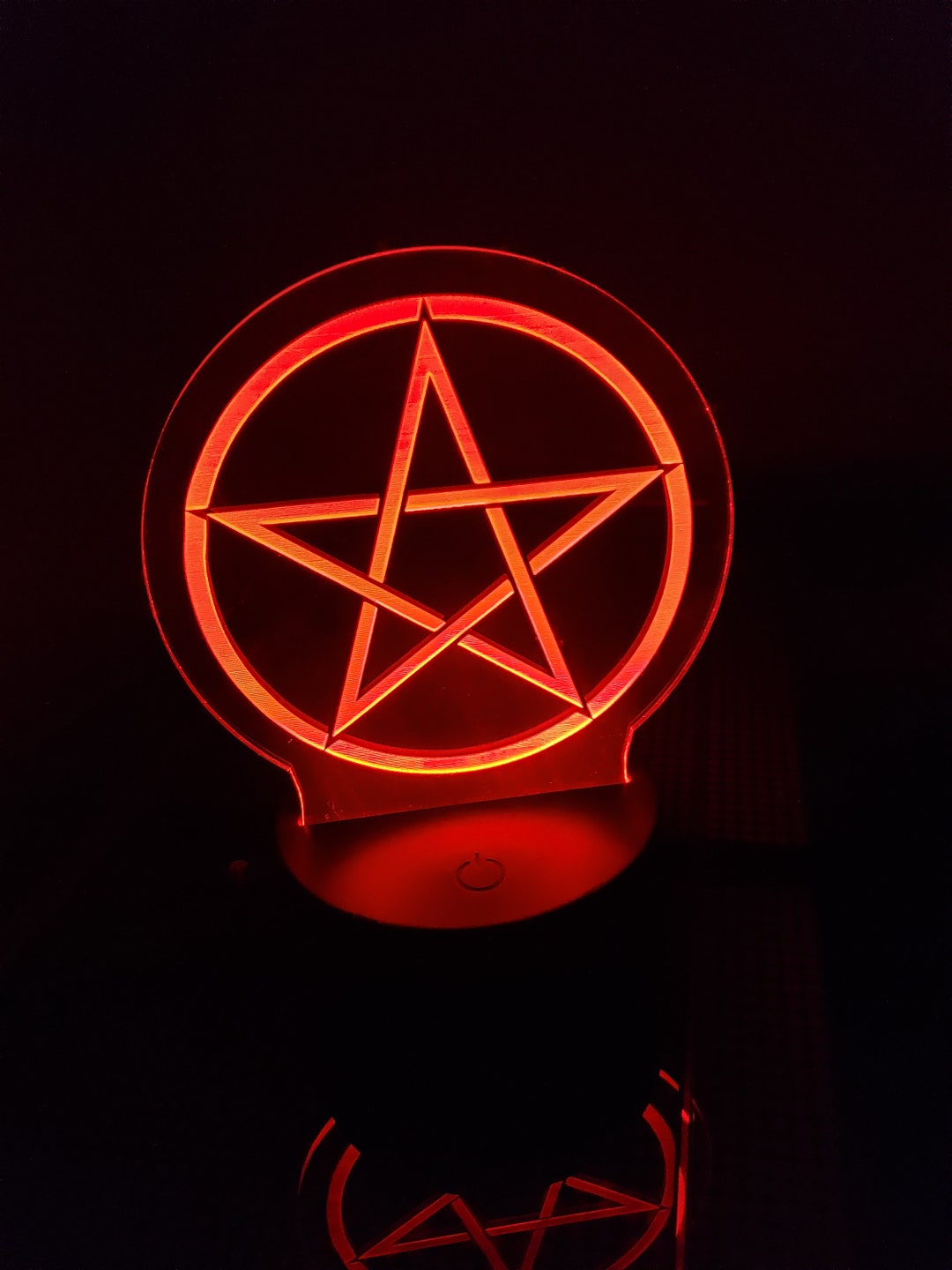 Pentacle LED Lamp/night Light - Etsy