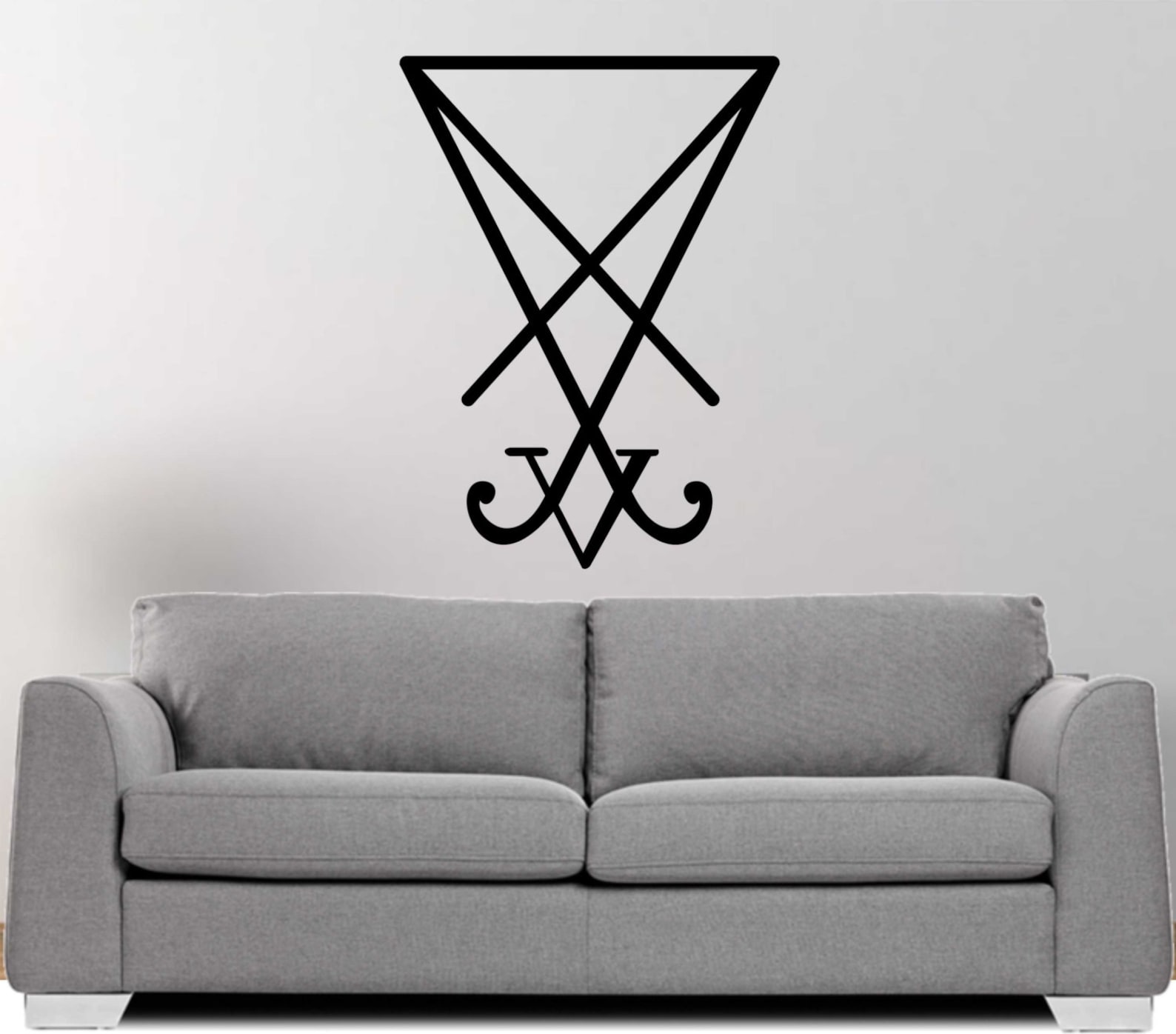 Sigil of Lucifer Vinyl Wall Decal - Etsy