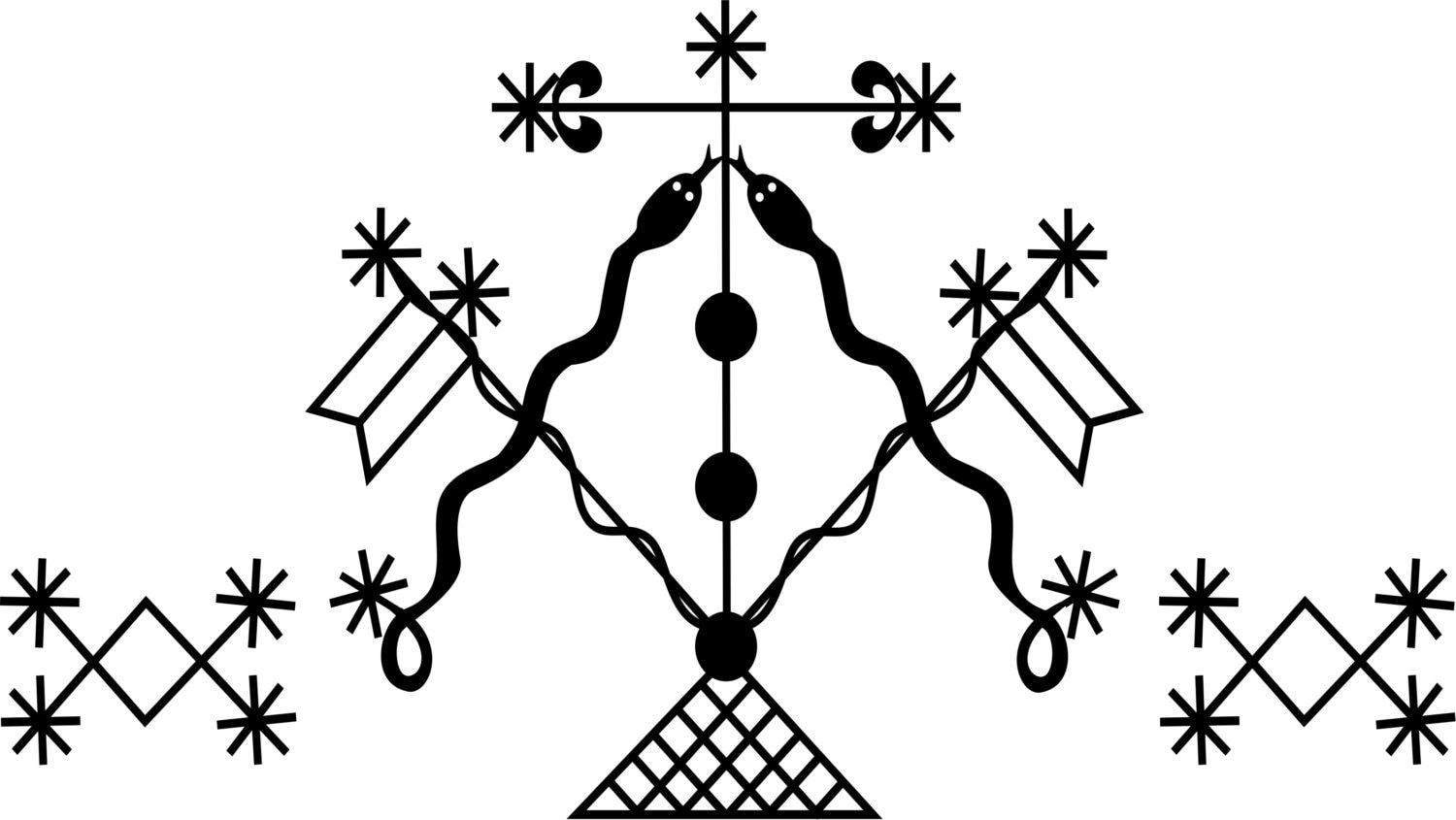 Damballa veve vinyl wall decal | Etsy