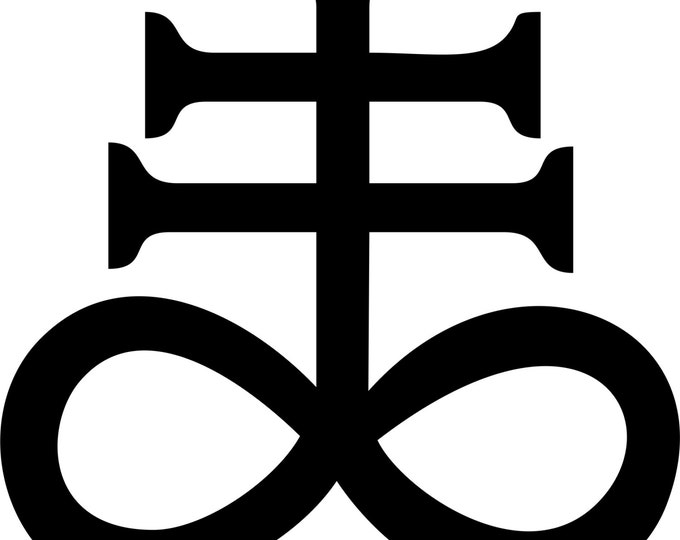 Leviathan Cross Svg, Sulfur Sign Svg, Satan Cross, Occult, Satanic ...