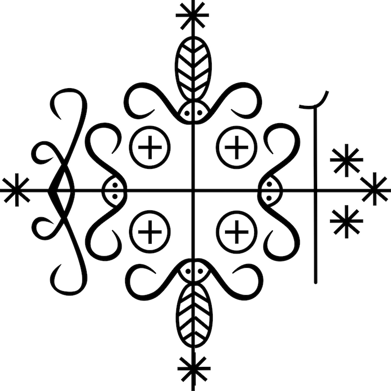 Papa Legba Veve Tattoos