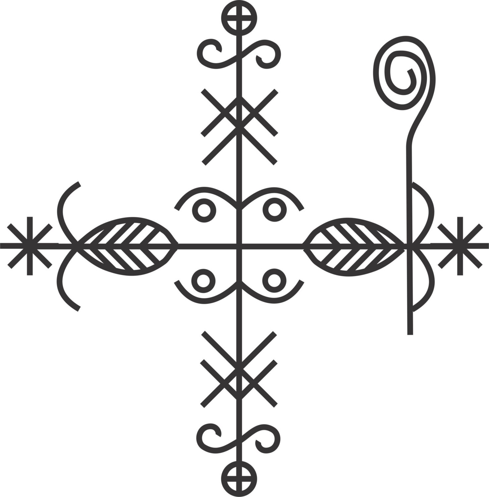 Papa Legba Veve Vinyl Decal - Etsy