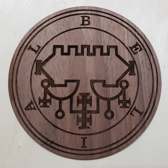Belial 4 Wooden Sigil - Etsy UK