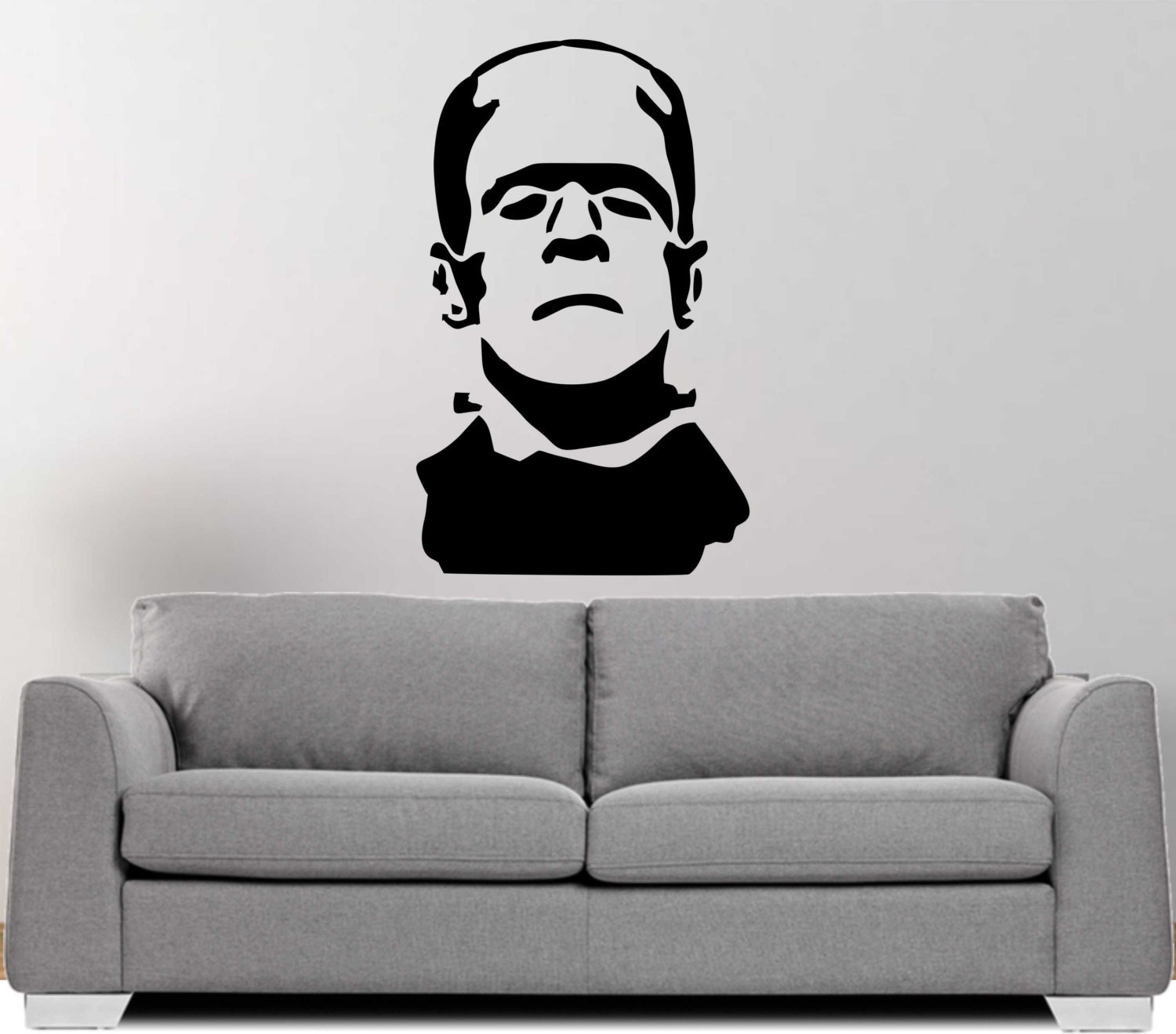 Frankenstein's monster vinyl wall decal | Etsy