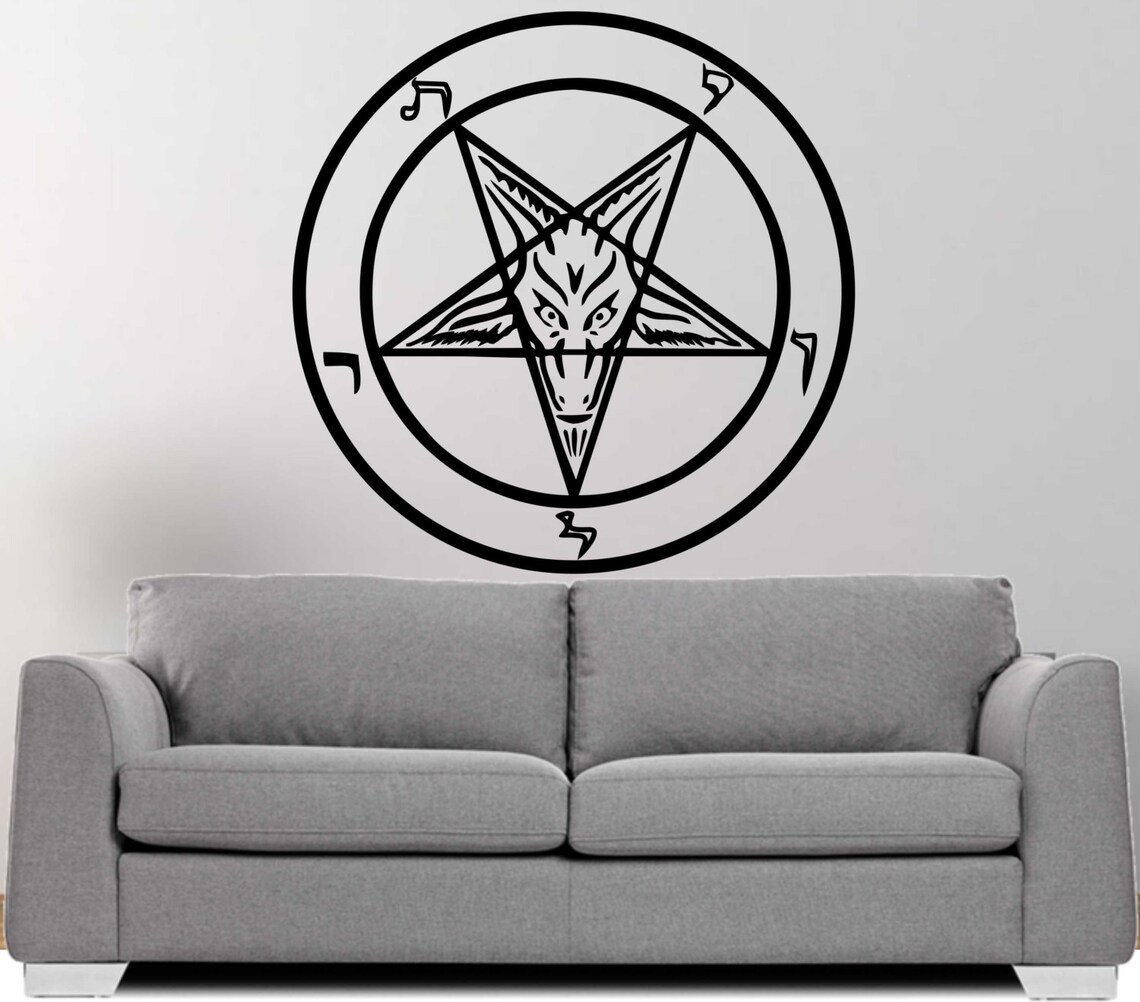 Sigil of Baphomet Vinyl Wall Decal - Etsy Ireland