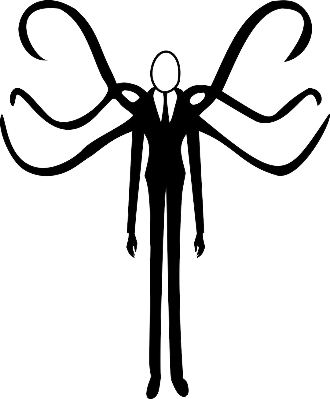 Slender Man Vinyl Decal - Etsy