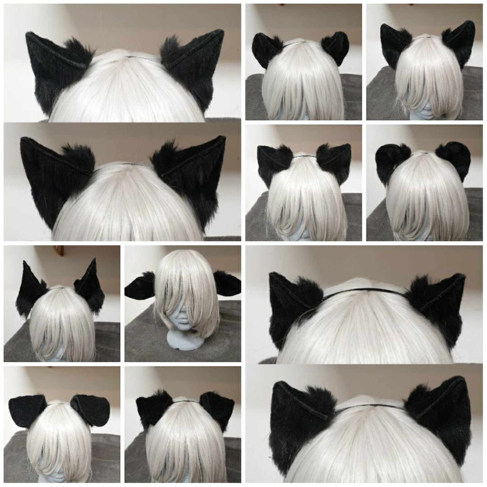 Made to Order One Solid Colour Animal Ear Headband No - Etsy
