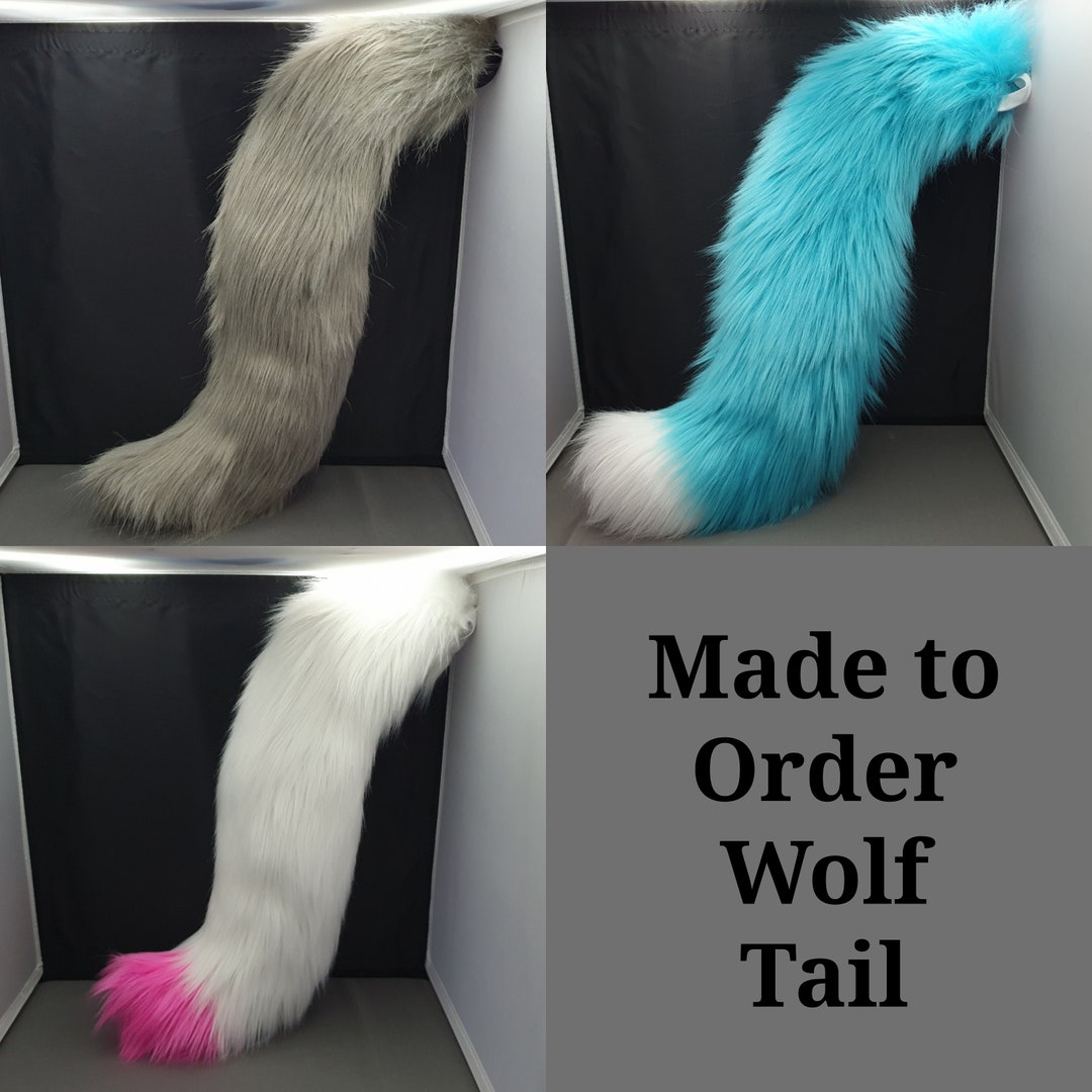 Made to Order Faux Fur Wolf Tail: Furry/kemonomimi/otherkin/therian ...