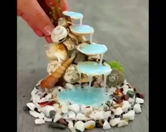 Sea shell fountain | Etsy