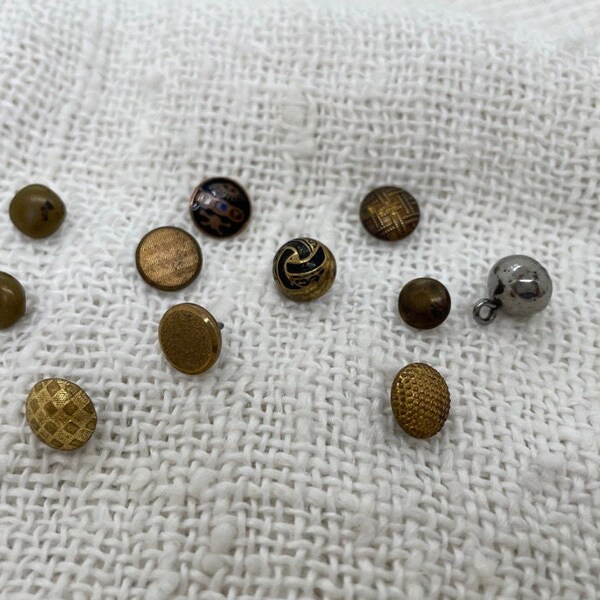 Tiny Antique Buttons - Etsy