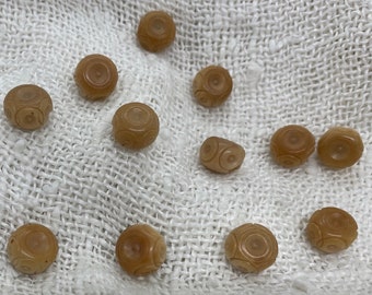 Antique Bone Buttons - Etsy