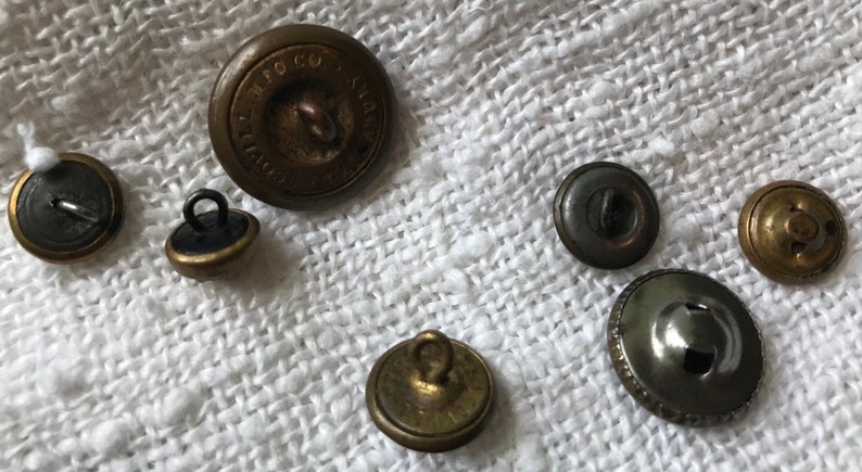 Antique Uniform Buttons Navy Eagle Facing Left pre-1941 7 | Etsy