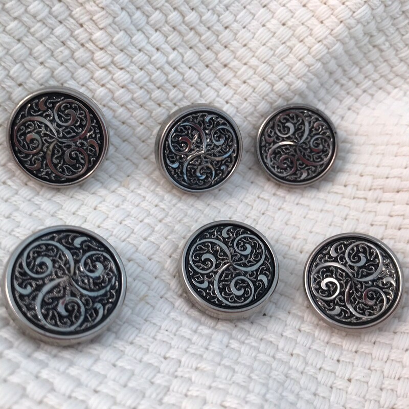 Antique Glass Buttons - Etsy