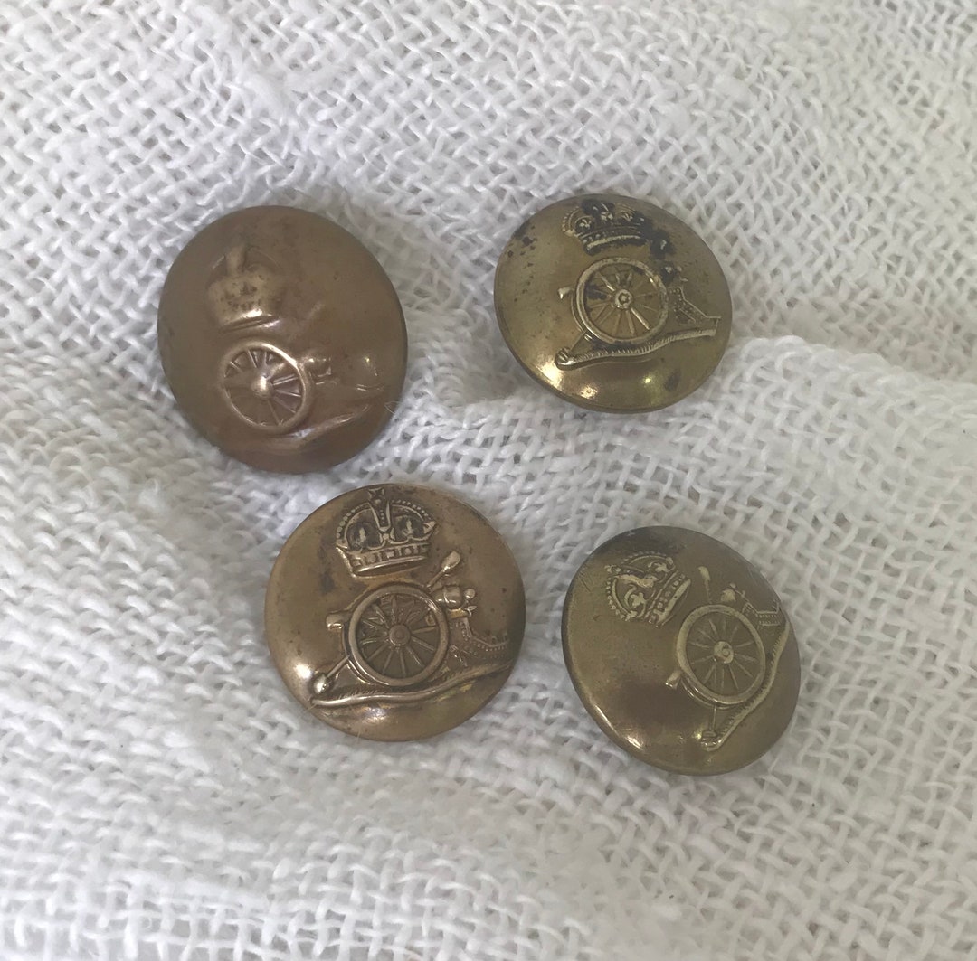 Antique Uniform Buttons British Royal Horse Artillery, 1873 - Etsy