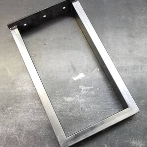 Rectangle Tube Legs - 1" X 2" Rectangle Steel - for Benches, Low Tables ...