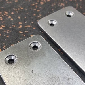 Small 2" Flat Steel Push Plate - Loft Door, Industrial Door 8" - 26" - Etsy