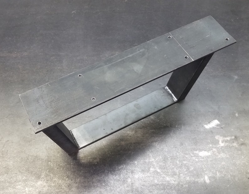 Trapezoid Legs Narrowing 1 X 2 Steel Channel - Etsy