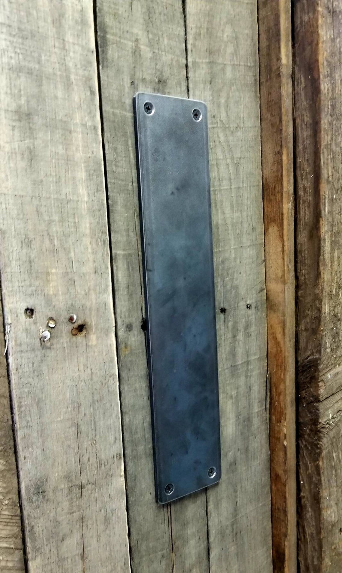 Medium 3 Flat Steel Push Plate Loft Door Industrial - Etsy