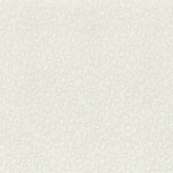 White Tone on Tone Quilt Fabric - Etsy