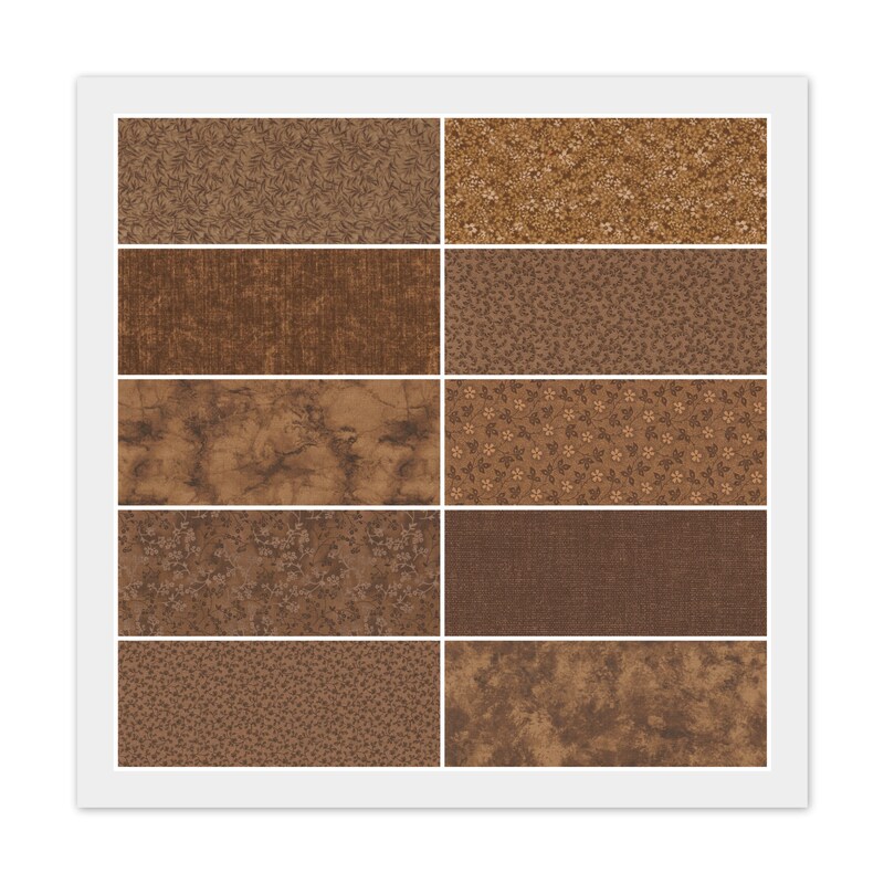 Brown Quilt Fabric - Etsy