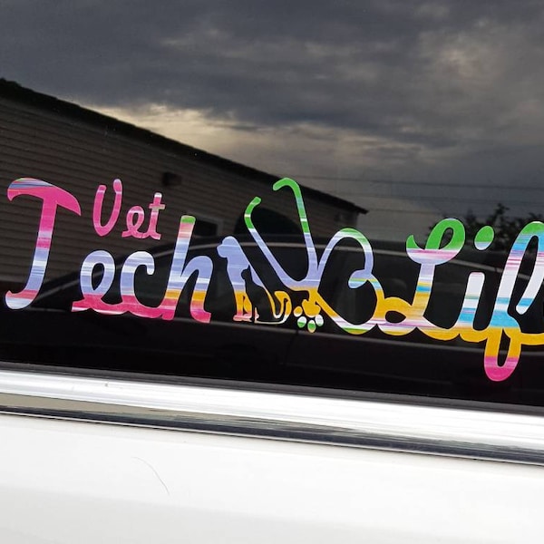 Tech Decal - Etsy