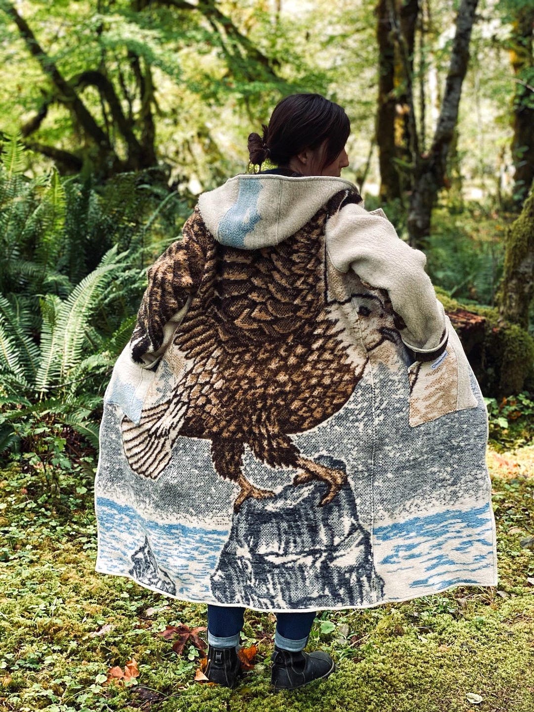 Vintage Blanket Eagle Duster - Etsy