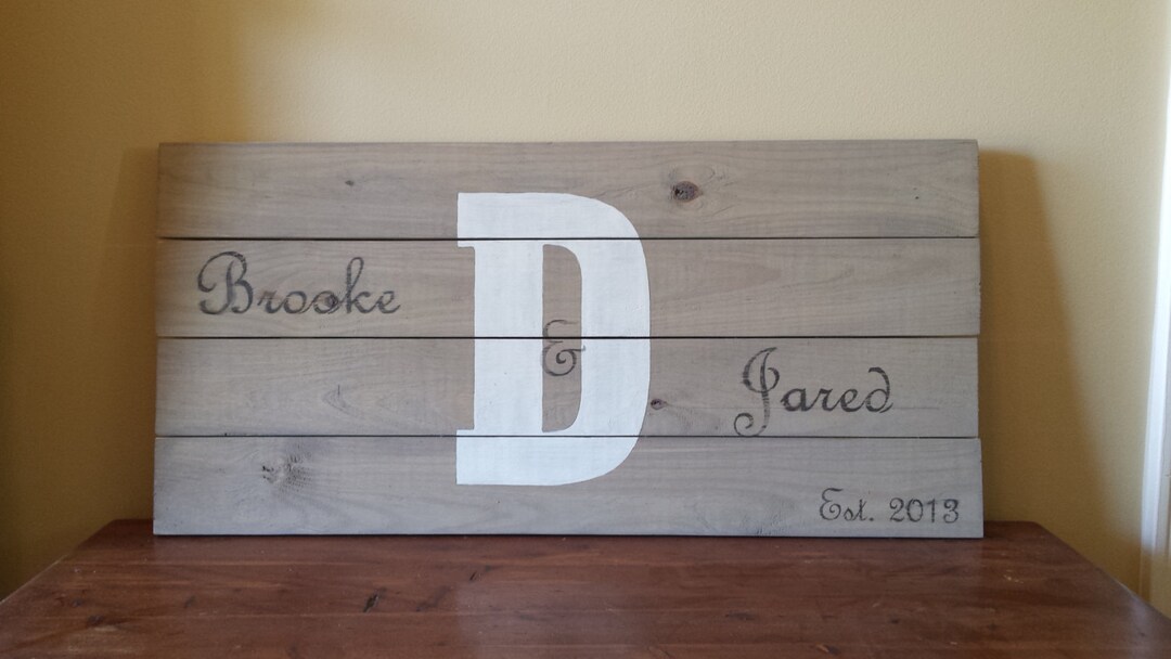 Custom Wooden Sign - Etsy