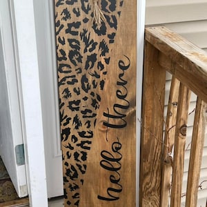 Porch Leaner, Welcome Porch Sign, Front Door Sign,tall Leaning Porch ...