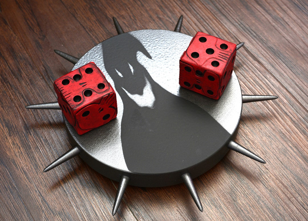 Oogie Boogie's Weighted Dice With Roulette Turret Display - Etsy